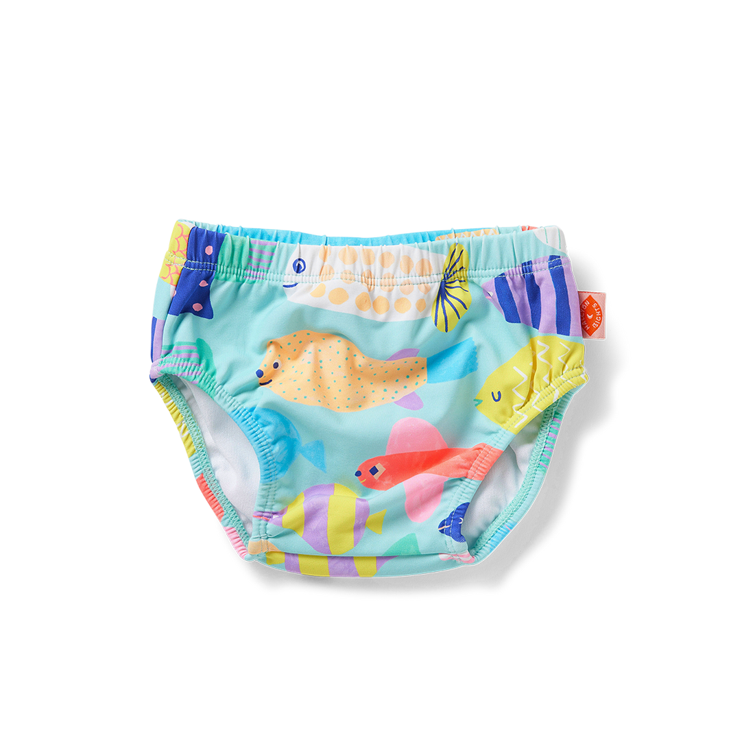 Halcyon Nights | Printed Baby Swimwear, sun safe certified UPF 50+