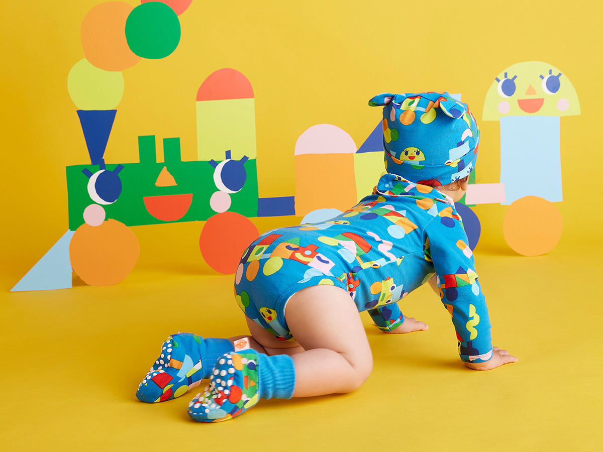 Rainbow Express Baby Booties – Halcyon Nights