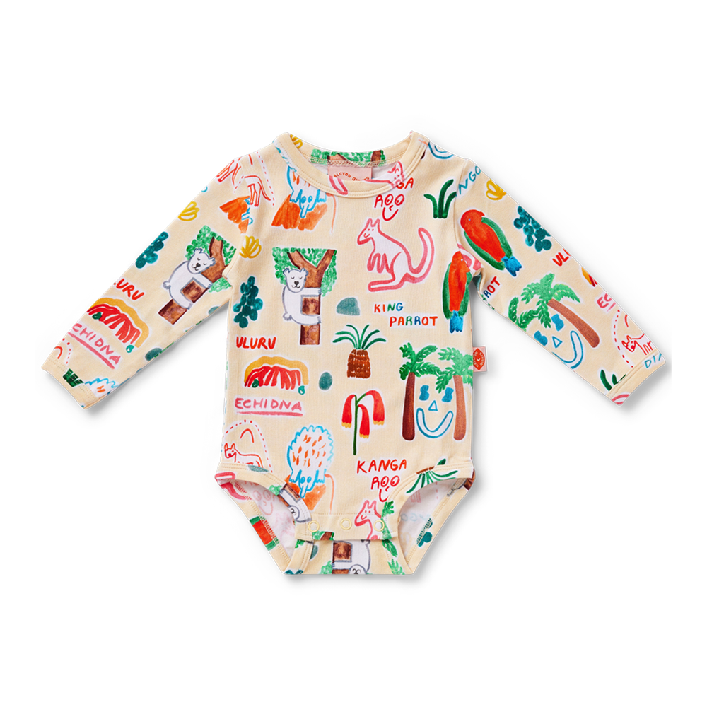 Coo-ee! Long Sleeve Bodysuit – Halcyon Nights